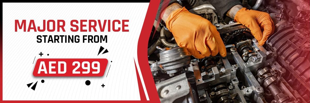 Major Car Service Package in UAE - AED 299 Only!